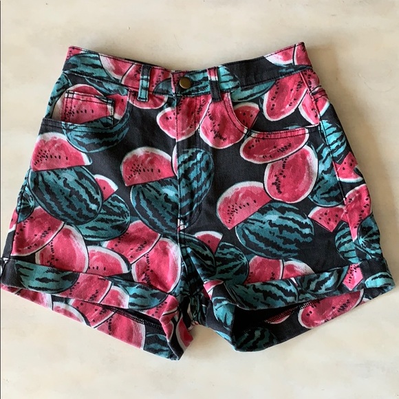 American Apparel | Shorts | American Apparel Watermelon High Rise ...